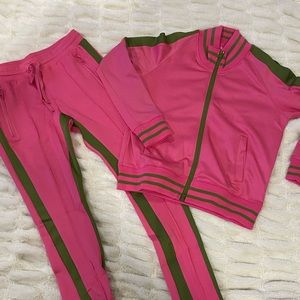 Pink And Green Track Suit - Gem